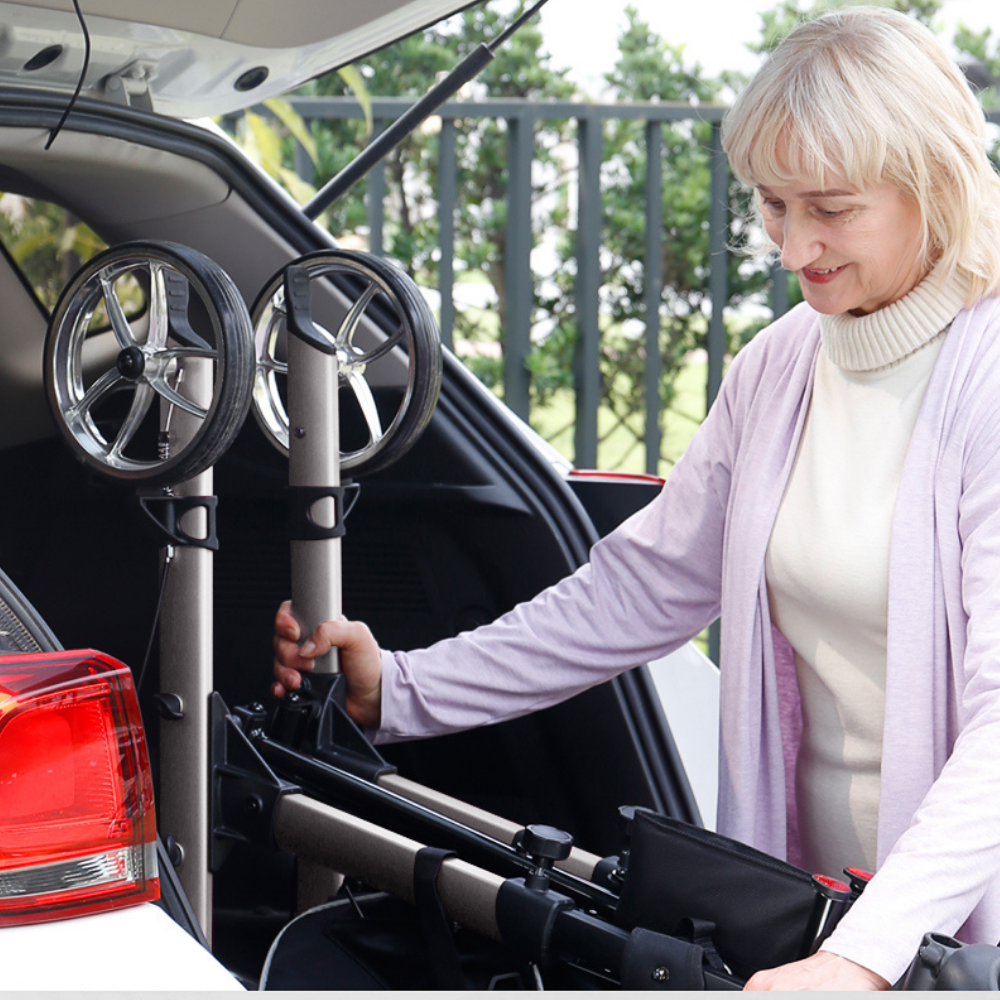 Sturdy Standing Upright Senior Straight Rollator Walker — PRINTERS 3D