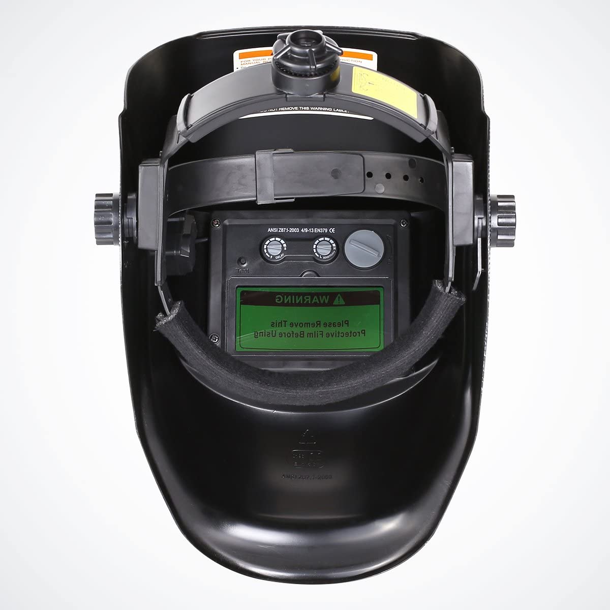 Heavy Duty Auto Darkening Welding Metal Man Helmet — PRINTERS 3D