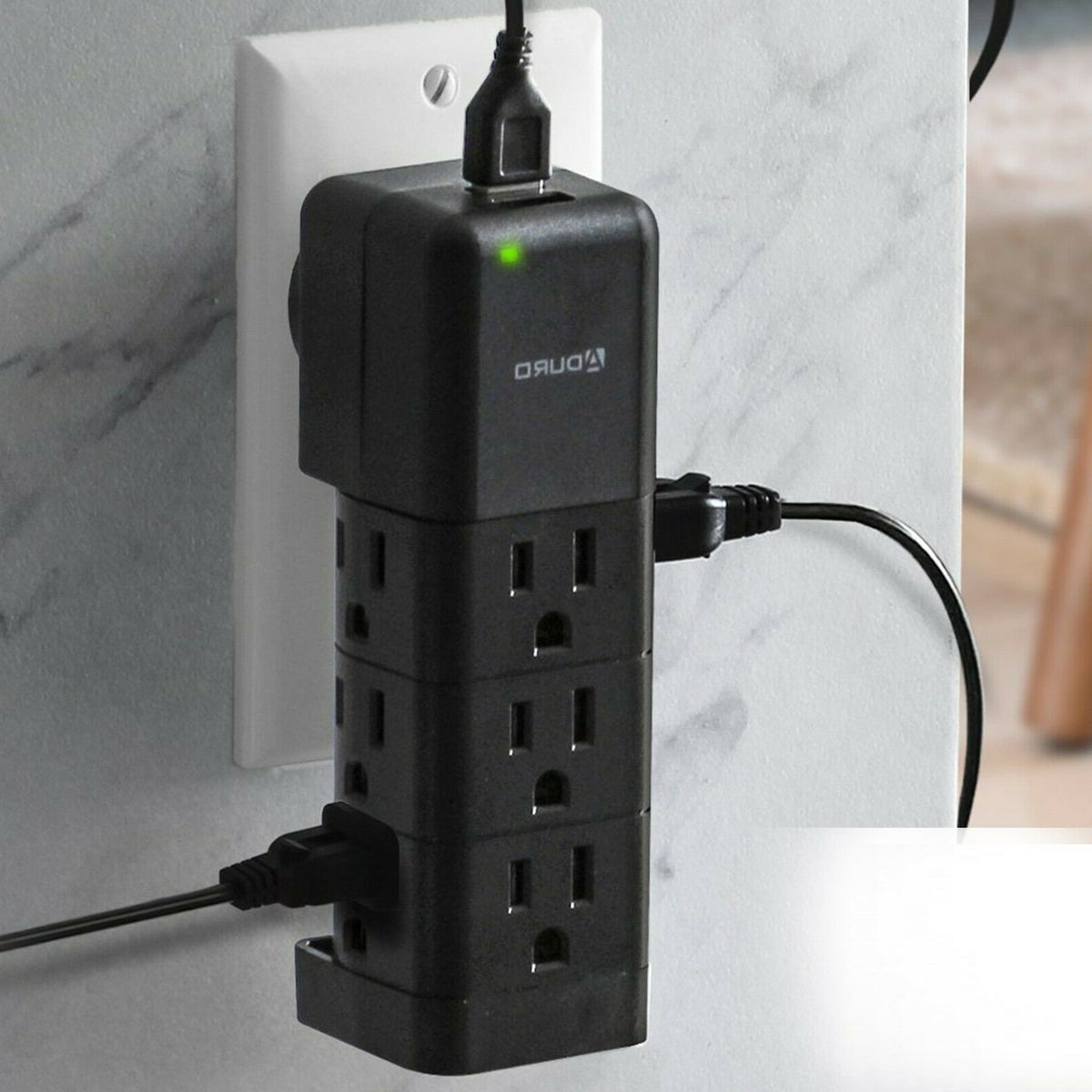 Dual USB Surge Protector Wall Charging Power Strip USB — PRINTERS 3D
