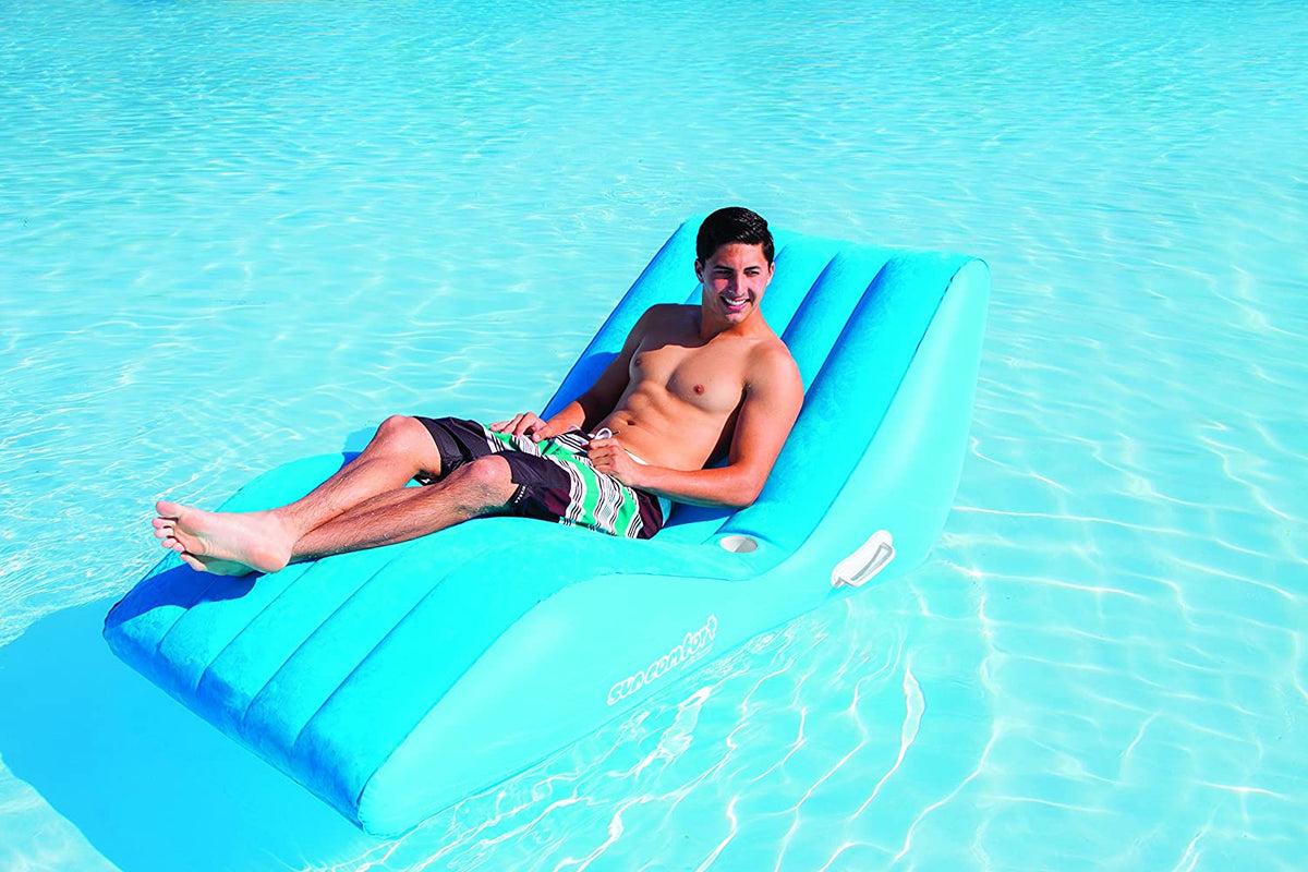 Premium Swimming Pool Float Adult Inflatable Chair Float Lounger ...