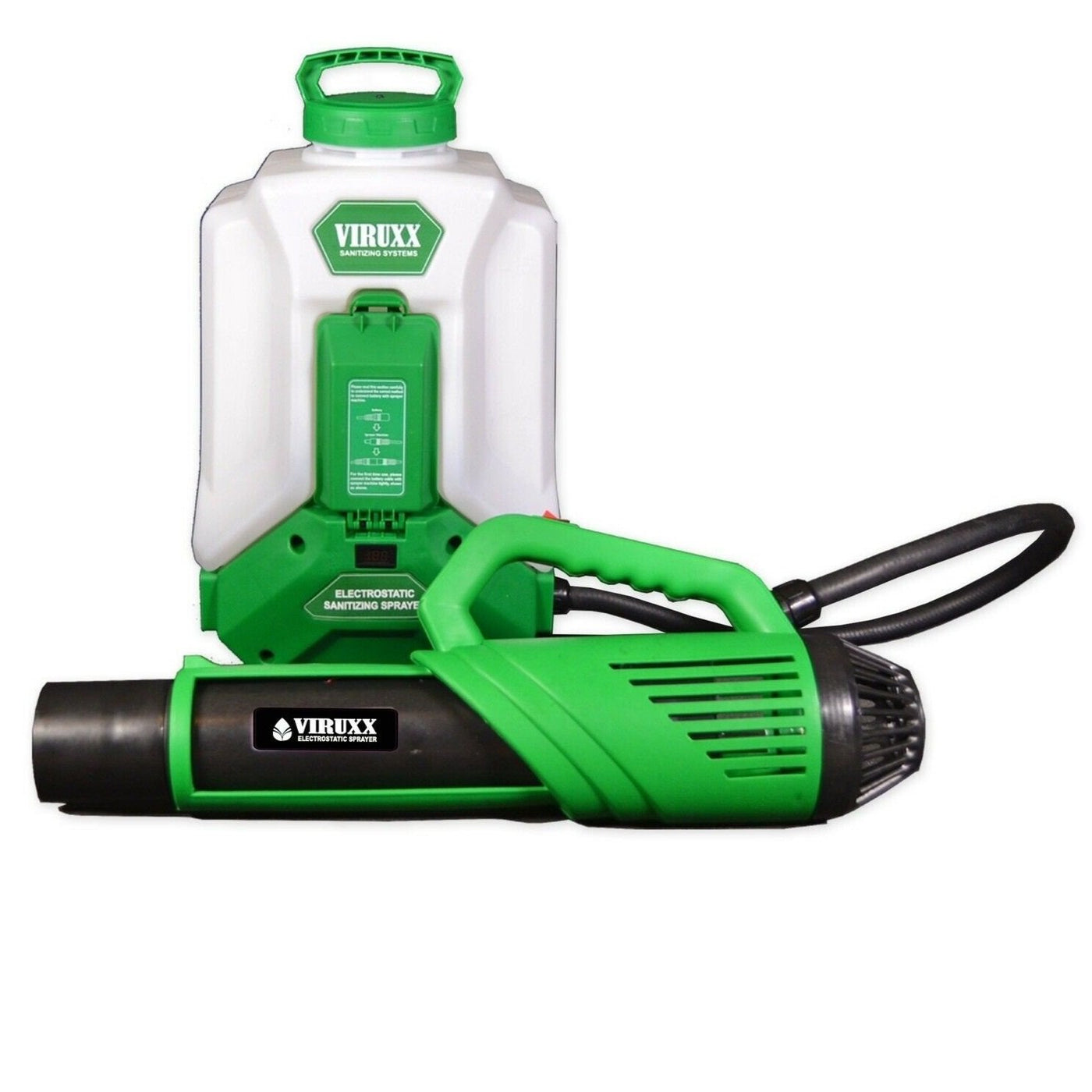 Premium Disinfecting Electrostatic Sprayer Sanitizing Cleaning Fogger ...