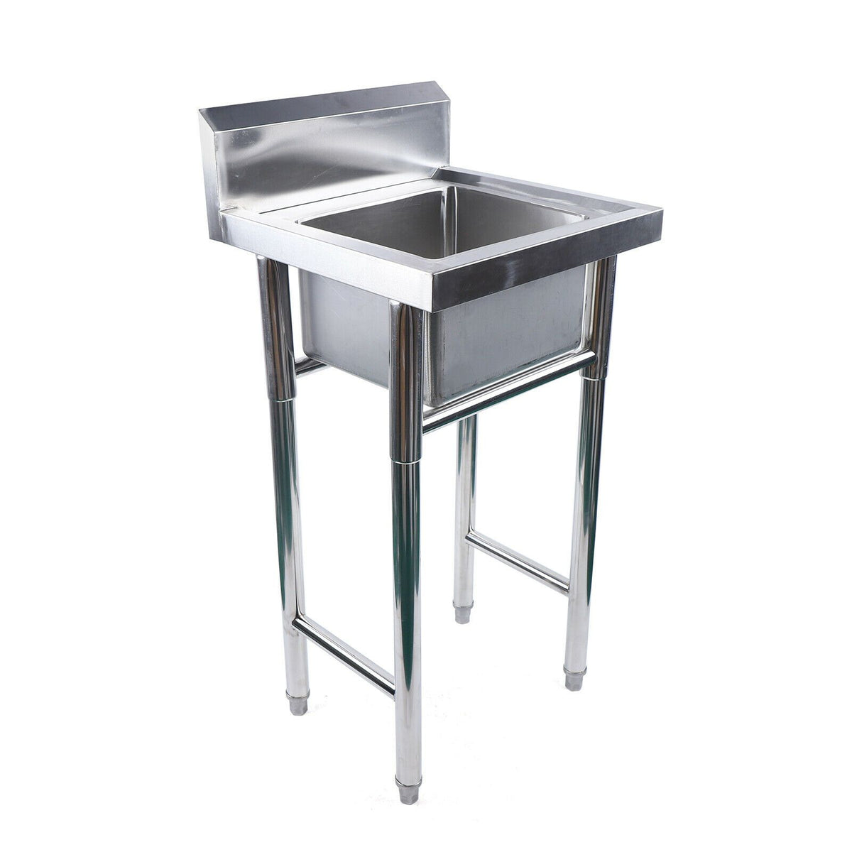 Large Stainless Steel Drop In Freestanding Utility Sink — PRINTERS 3D