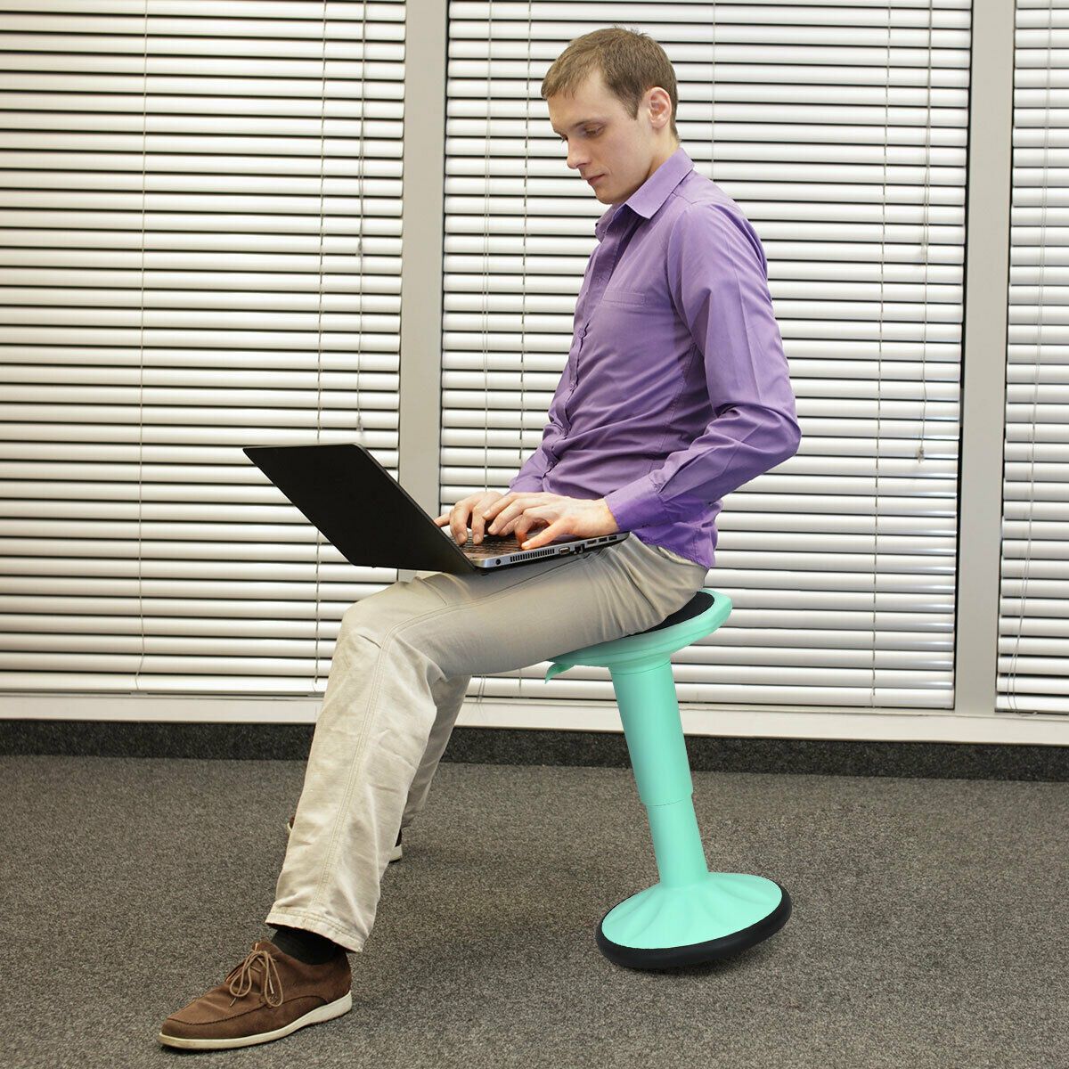 Heavy Duty Adjustable Standing Wobble Desk Chair Stool — PRINTERS 3D